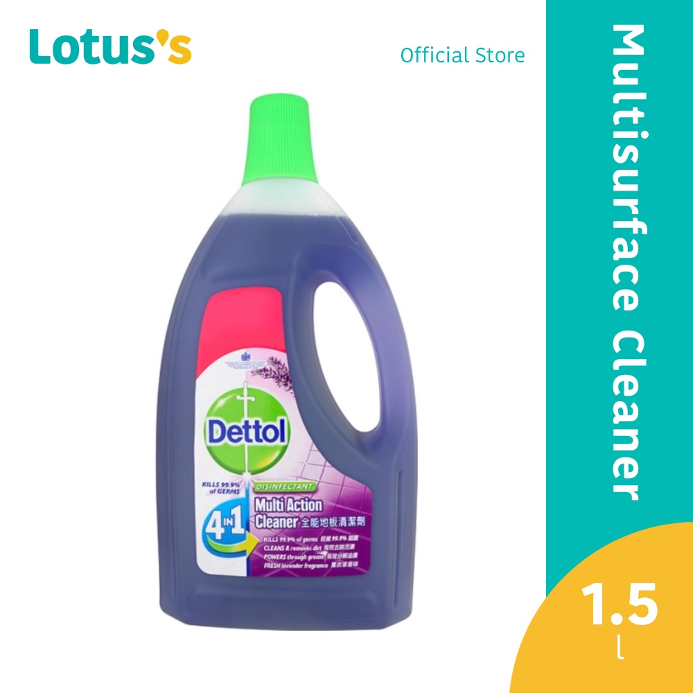Dettol 4In1 Fresh Lavender Fragrance Disinfectant Multi Action Cleaner ...