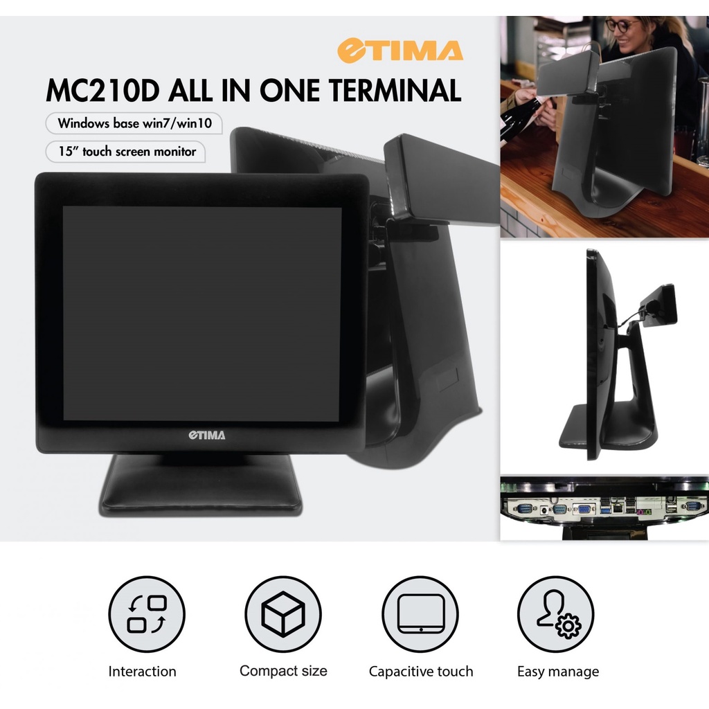 MC210D All in One Pos Terminal | Shopee Malaysia