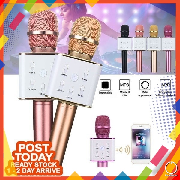 𝗪𝗜𝗥𝗘𝗟𝗘𝗦𝗦 WS858 Portable Mic Bluetooth Speaker Hifi 2600mAh KTV Karaoke Microphone Loudspeaker ...