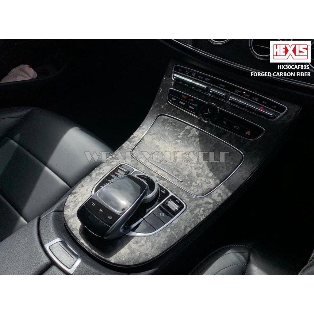 Hexis Black Forged Carbon Fiber Vinyl Wrap HX30CAF89S Premium Car Films ...