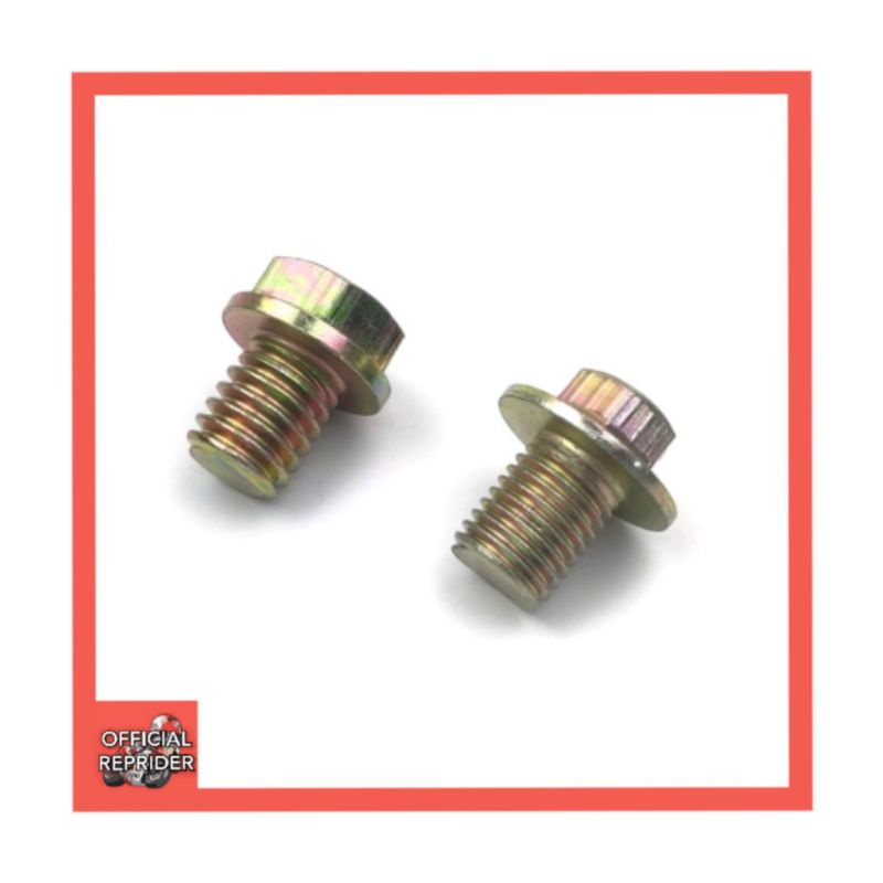 OIL DRAIN NUT MOTOR RXZ LC135 EX5 C70 | Shopee Malaysia
