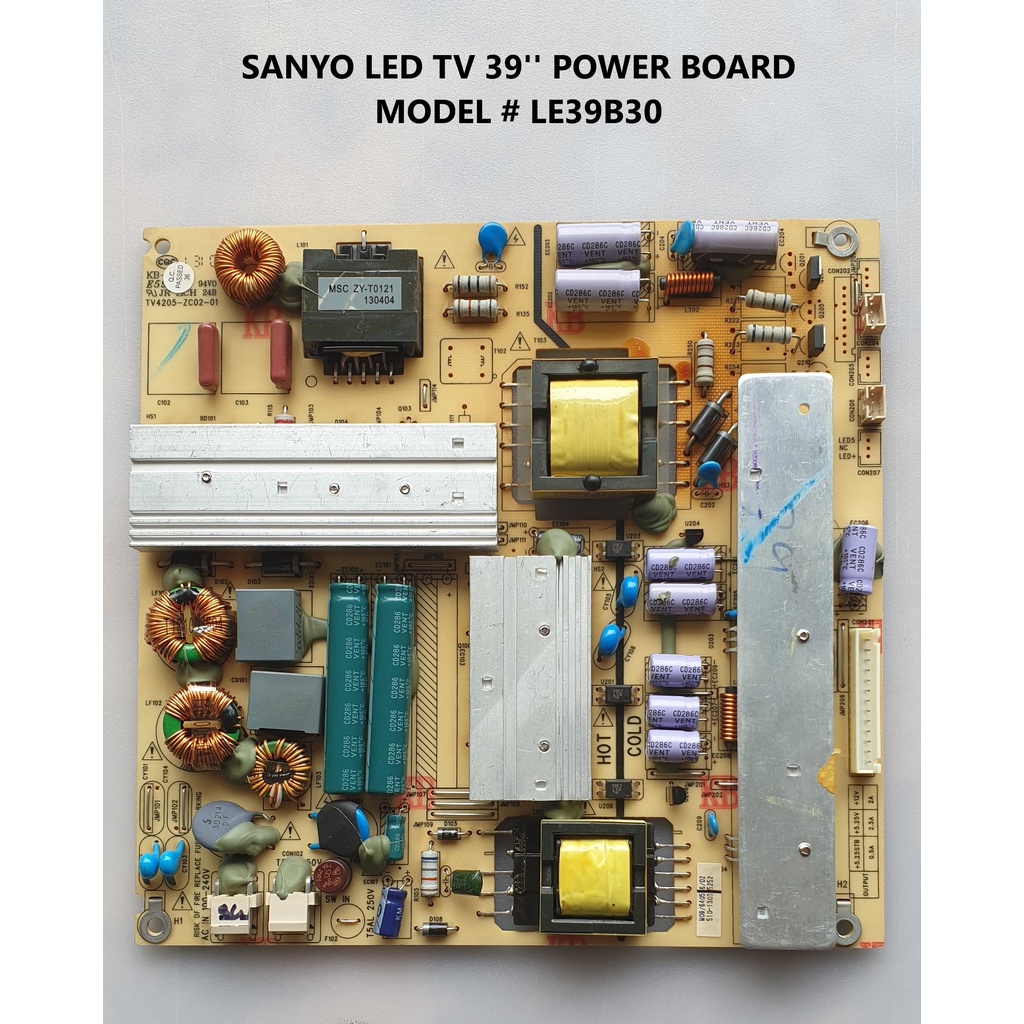 SANYO LED TV 39'' POWER BOARD MODEL # LE39B30 | Shopee Malaysia
