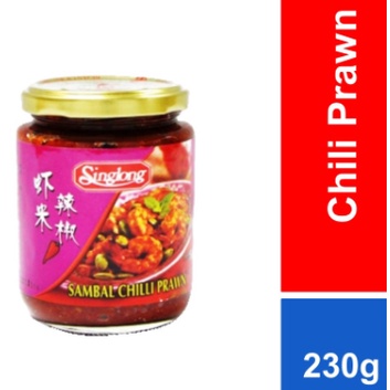 Singlong Sambal Cili Udang 230g HALAL spicy prawns, chilli and spices sing long | Shopee Malaysia