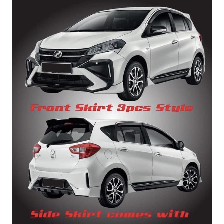 Perodua Myvi Facelift 2022 2023 2024 ACE Gear up bodykit body kit front ...