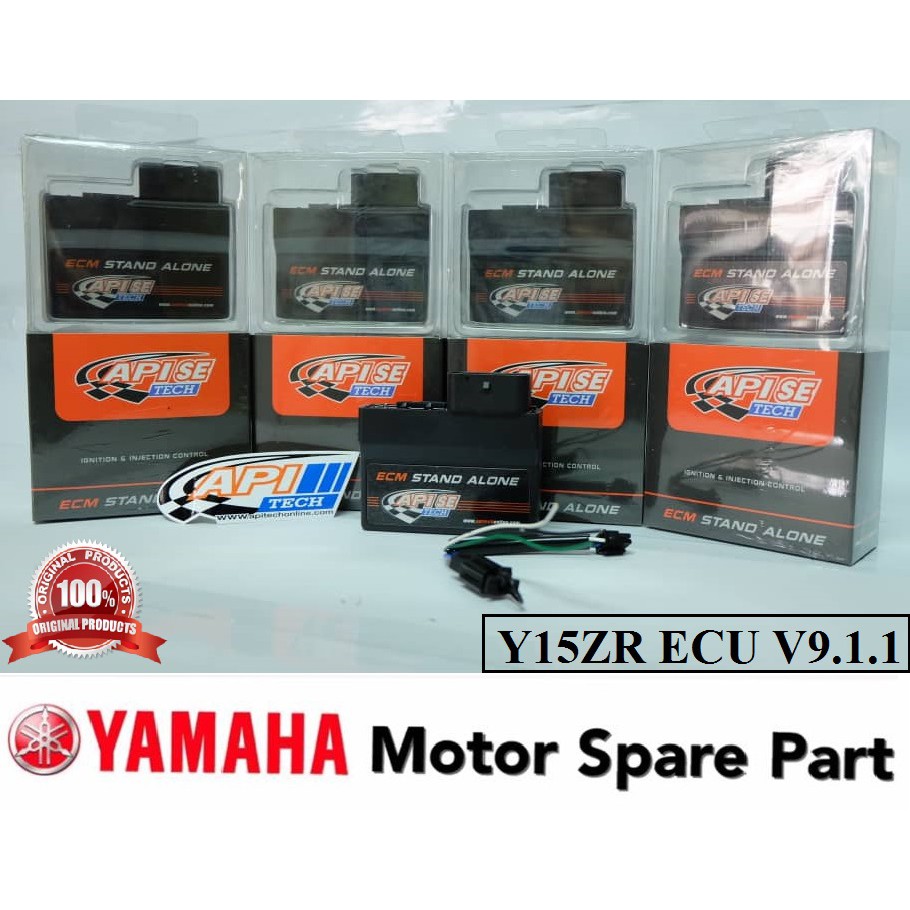 APITECH RACING ECU V9.1.1 YAMAHA Y15ZR Y15 RS150 FZ150 100% ORIGINAL ...