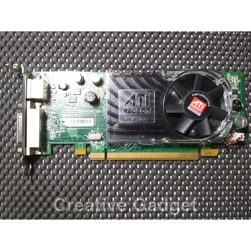 VGA Card ATI AMD Radeon HD 3450 - 256 MB SFF Dual DVI - I - complete ...