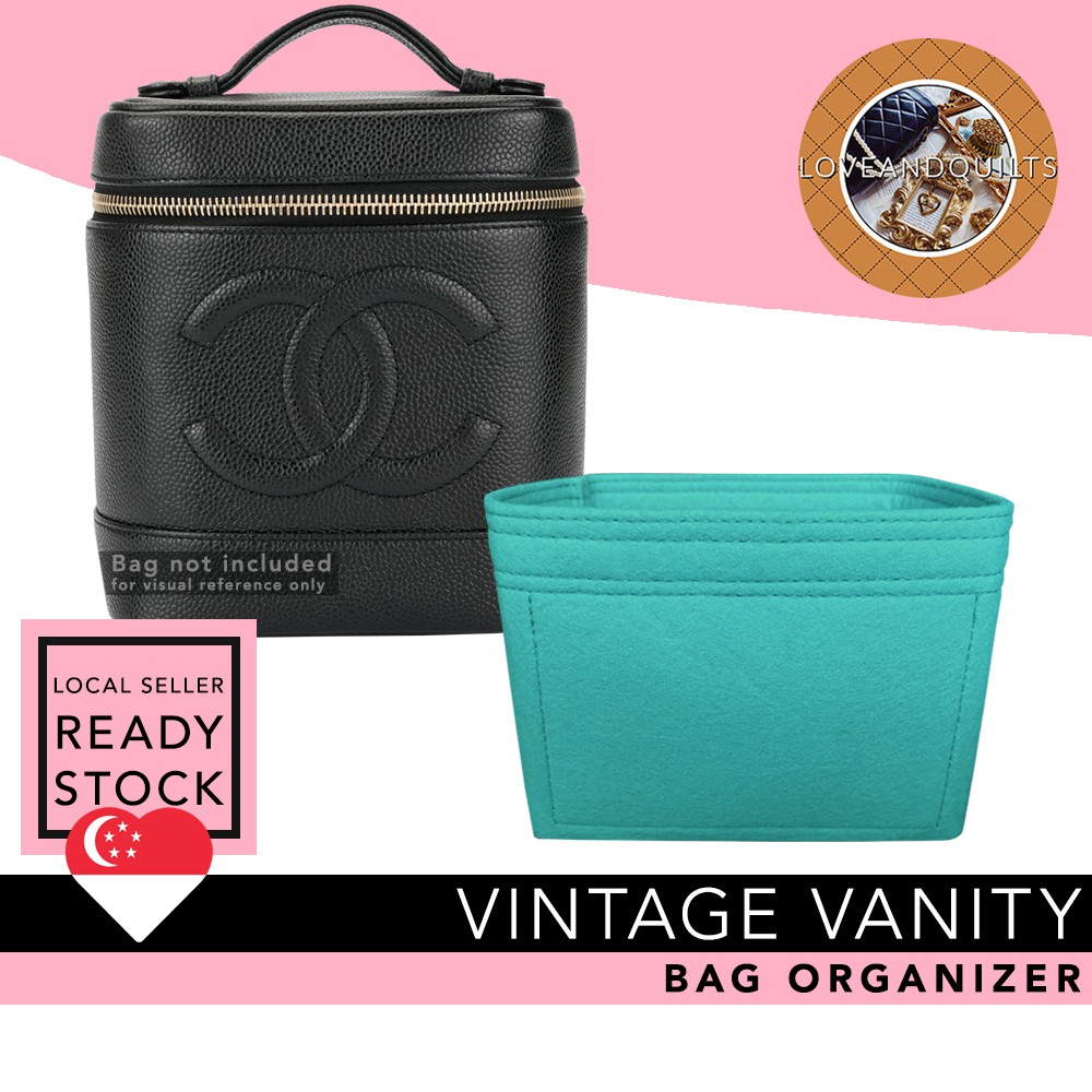 Bag Organizer Insert for Chanel Vintage Vanity bag Shaper bag Liner ...