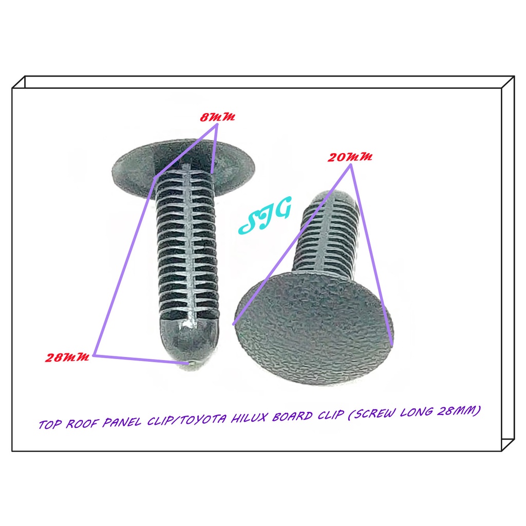 [FAST SHIPING][GUARANTY USE] TOP ROOF PANEL CLIP/TOYOTA HILUX BOARD ...