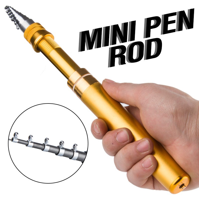 1Pcs Kit Pen Shape Pen Rod Jigging rod Rod Casting Mini Fishing Pole ...