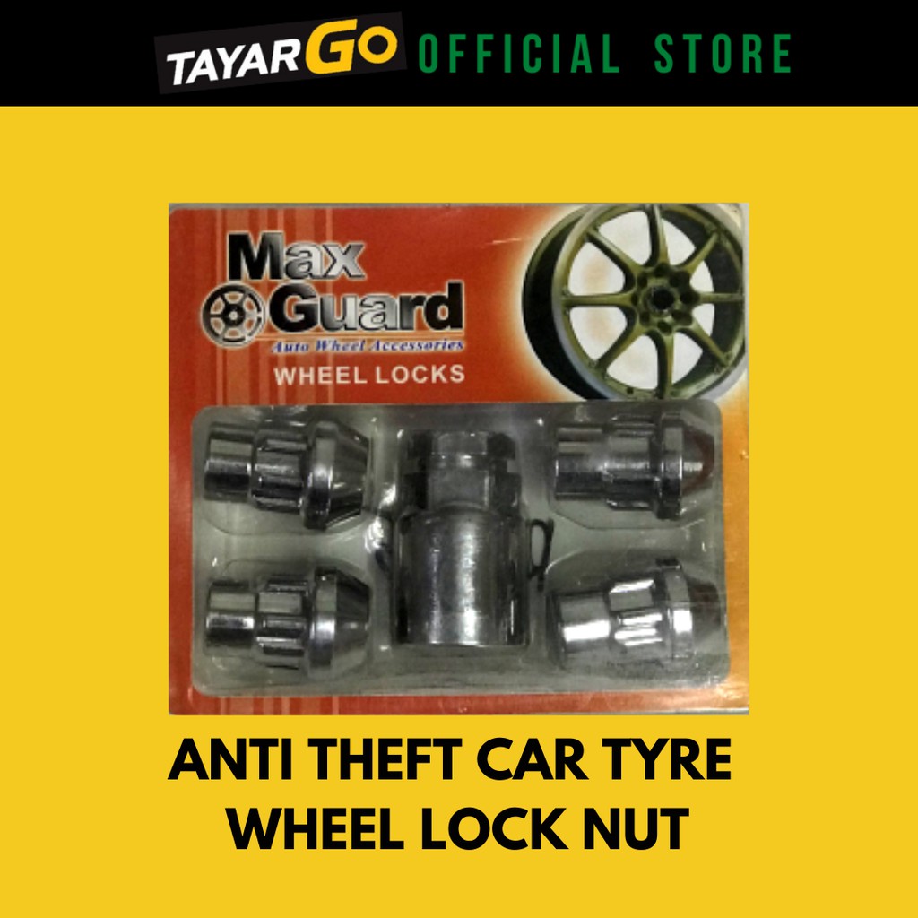 TAYARGO Anti Theft Car Tyre Wheel Lock Nut Car Lock Tyre Nut Tyre 1 ...