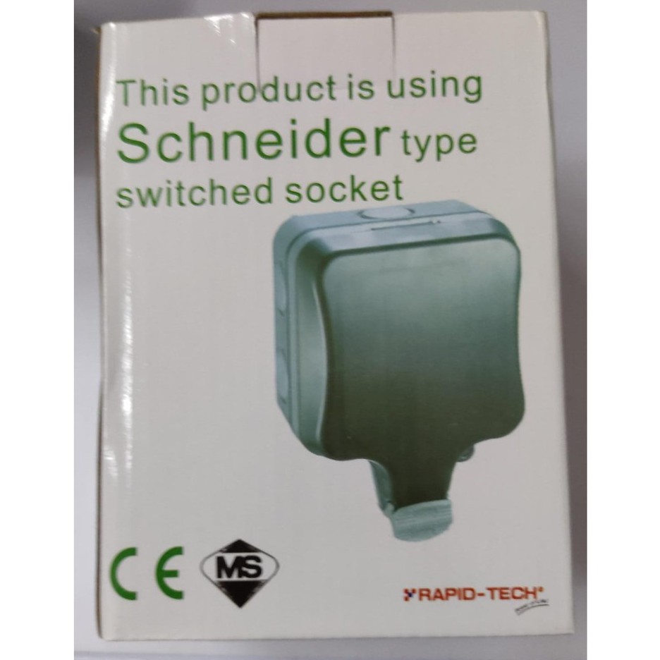 RAPID-TECH WEATHERPROOF 13A SWITCHED SOCKET | Shopee Malaysia