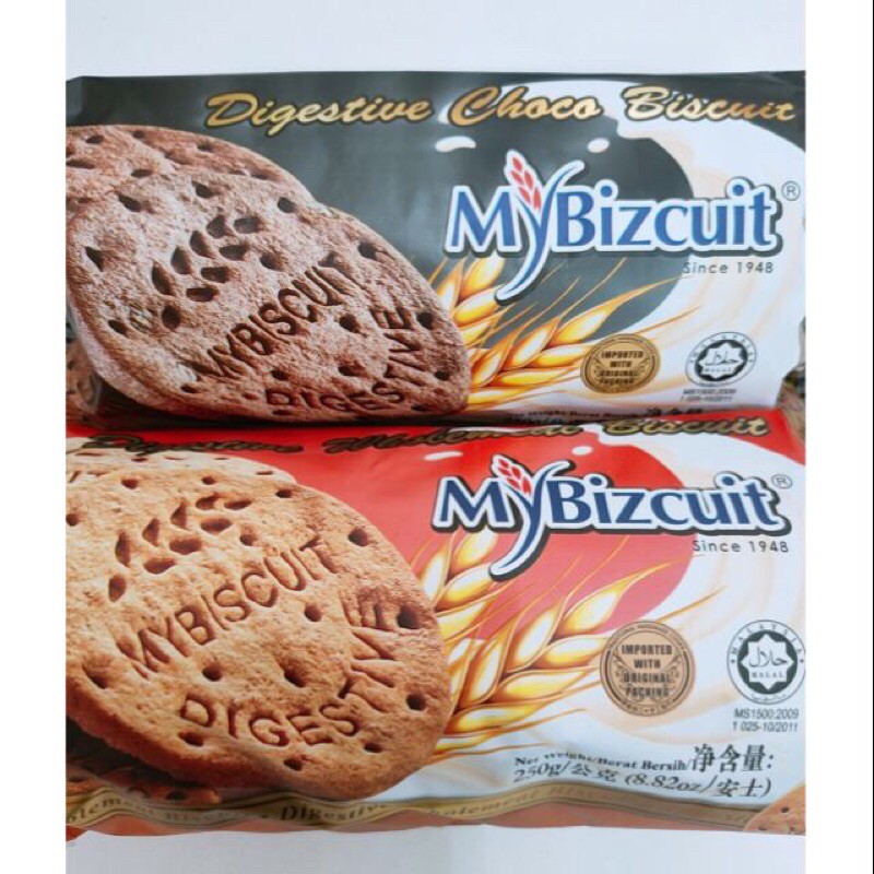 My Biscuit Digestive Biscuit Original Chocolate 250g | Shopee Malaysia