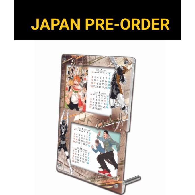 CLOSED JUMP Haikyuu Calendar 2023 Acrylic Stand Frame | Shopee Malaysia