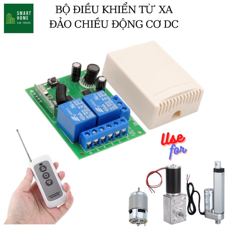 Remote control reversing DC motor 3V, 5V, 12V, 24V, 48V, 72V for piston ...