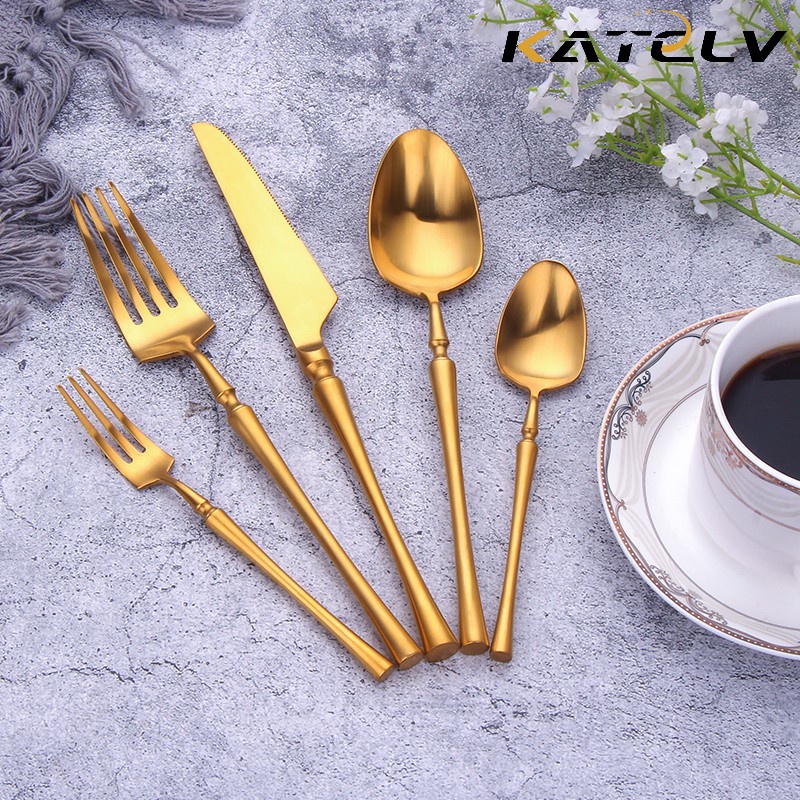 High Quality Forged Flatware Smooth Hotel Household Reusable ...