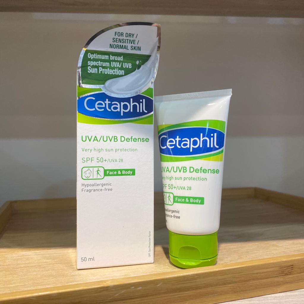 Cetaphil UVA/UVB Defense 50ml SPF 50+/ UVA 28 Face & Body | Shopee Malaysia