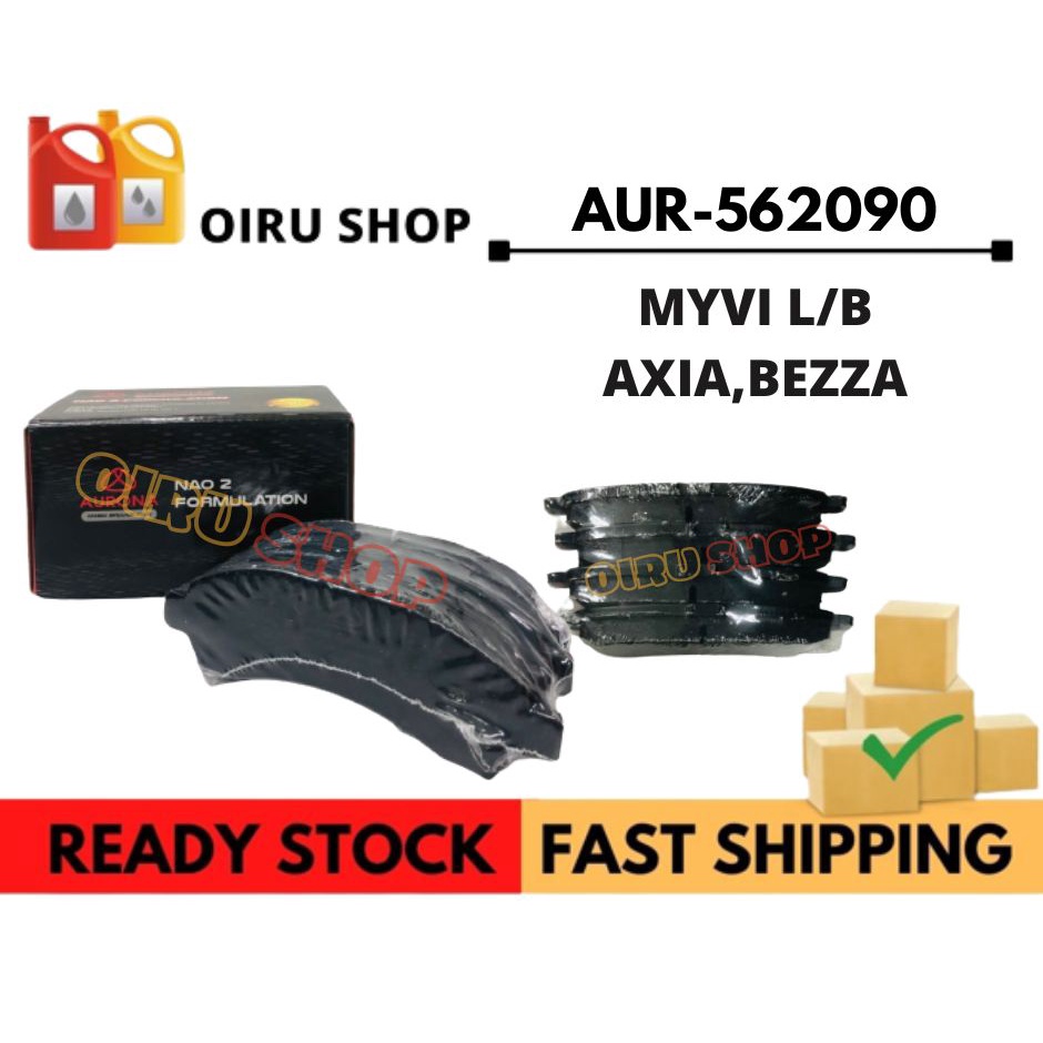 Disc Brake Pad Front Perodua Axia Perodua Bezza 1.0,1.3 Perodua Myvi ...