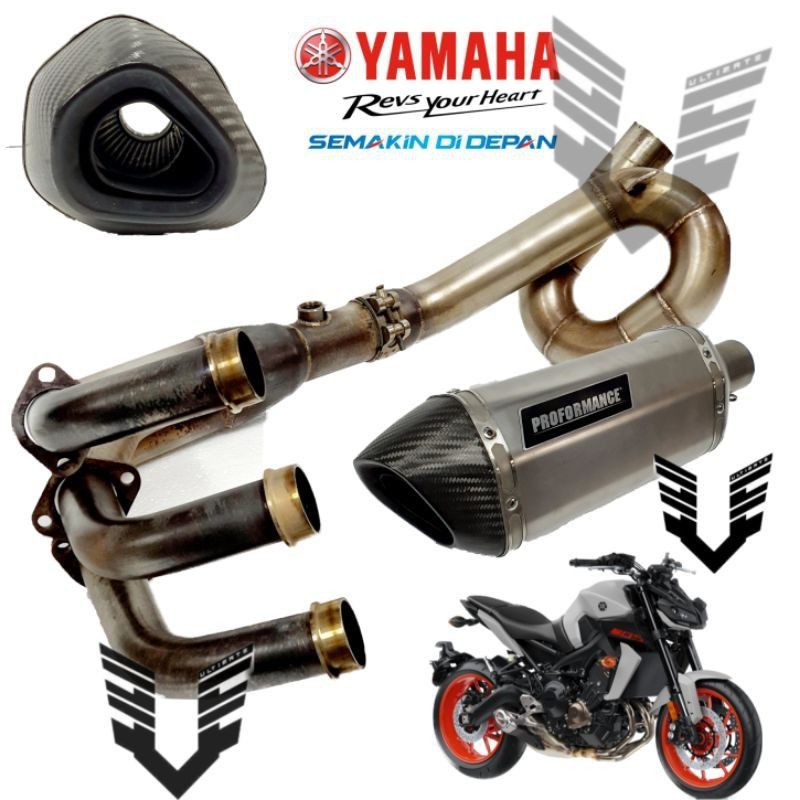 Yamaha MT09 full system exhaust yamaha fz09 ekzos sc project ...