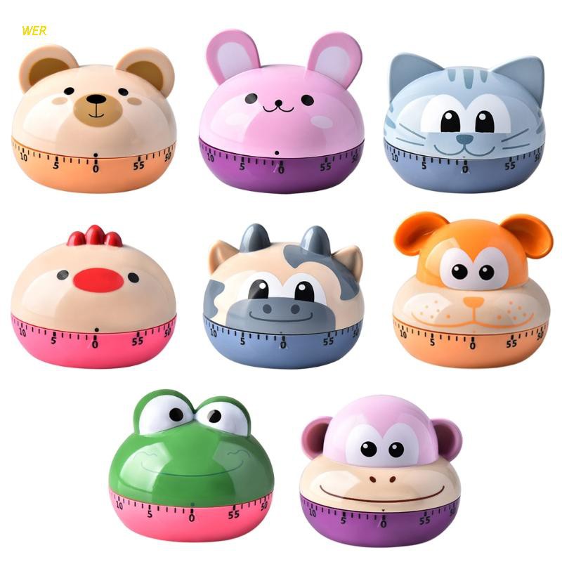WER Bear Timer Mechanical Cute Kitchen Timer Stainless Steel Precision ...