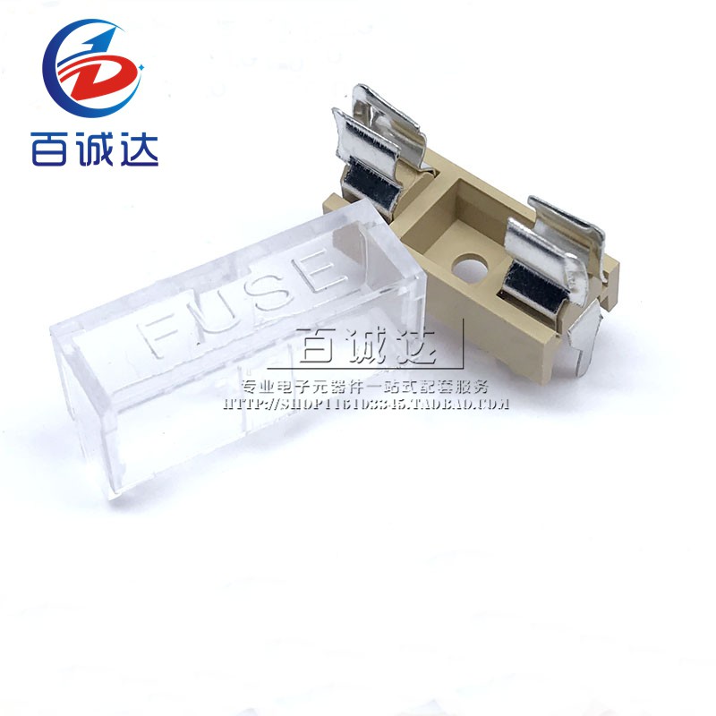 10PCS 5x20mm welded transparent fuse holder with cover | Shopee Malaysia