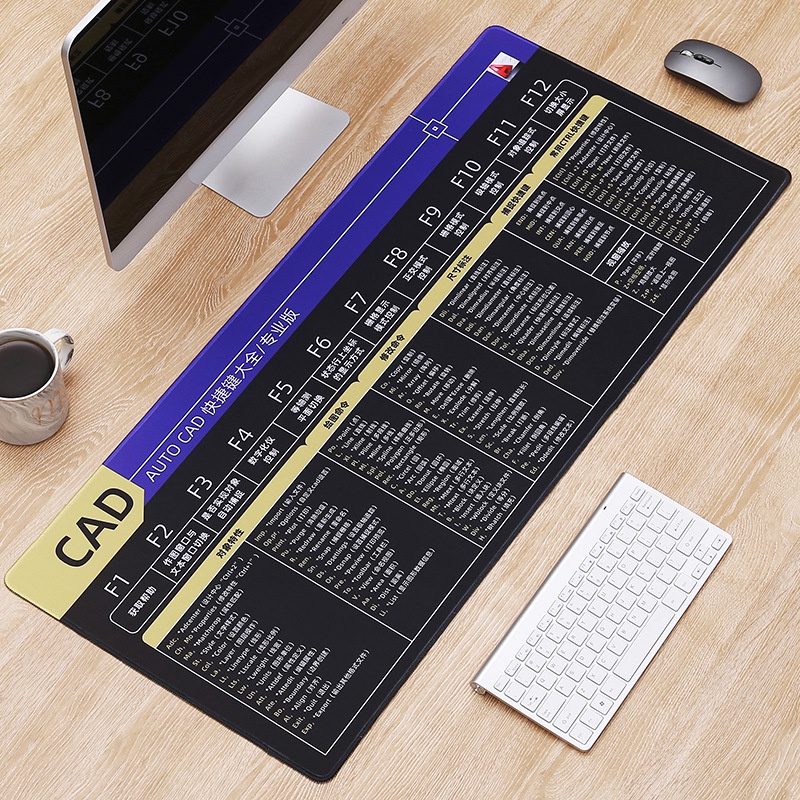 Mouse Pad Large Hair Pack Office Table Mat Shortcut Key Office Table ...
