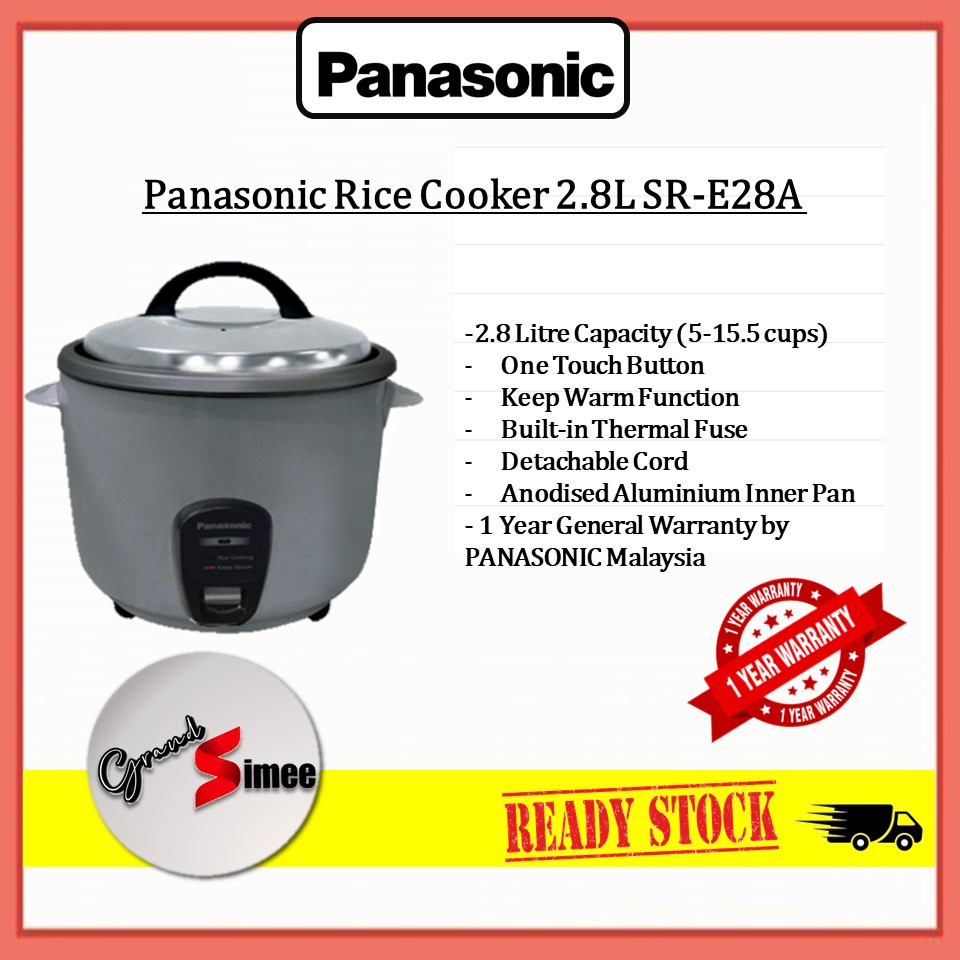 Panasonic Rice Cooker 2.8L SR-E28 | Shopee Malaysia