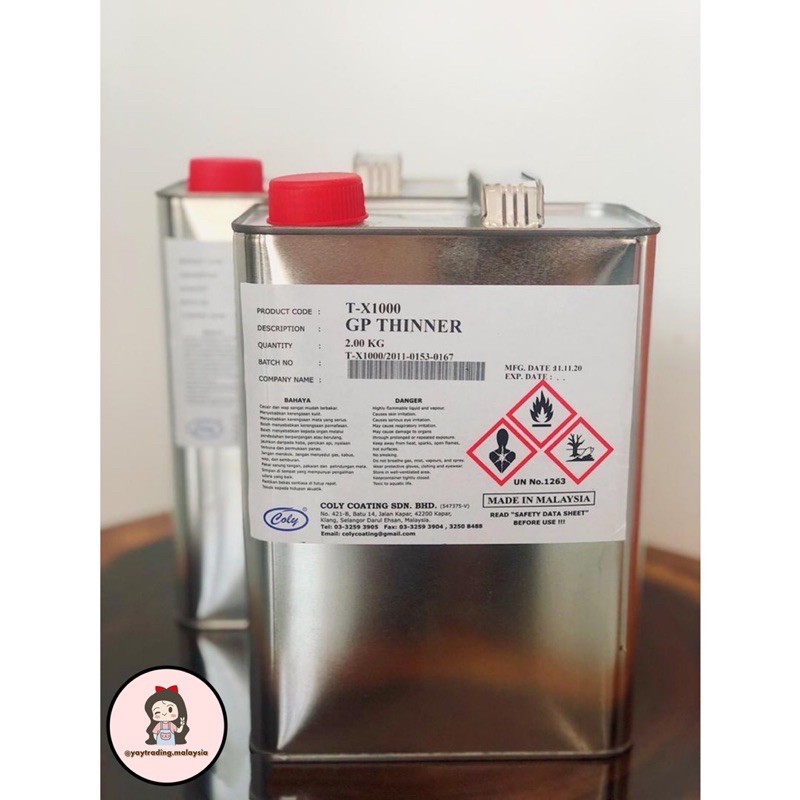 ( 2 KG//10 KG ) COLY GP-THINNER [ Multipurpose!! ] | Shopee Malaysia
