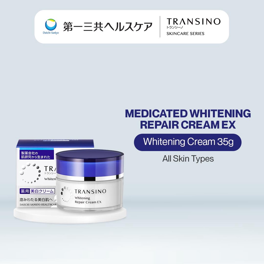 TRANSINO Medicated Whitening Repair Cream Ex Brightening Aging Care Dark Spots Uneven Skin Tone ...
