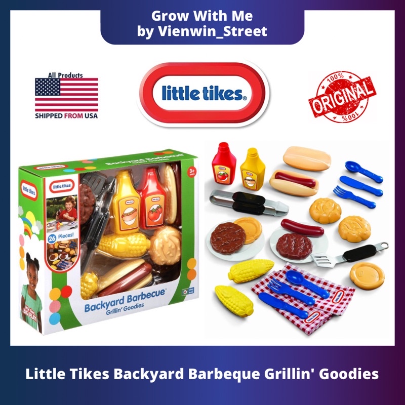 🔥Ready🔥Little Tikes Backyard Barbeque Grillin Goodies Food Pretend Toys ...