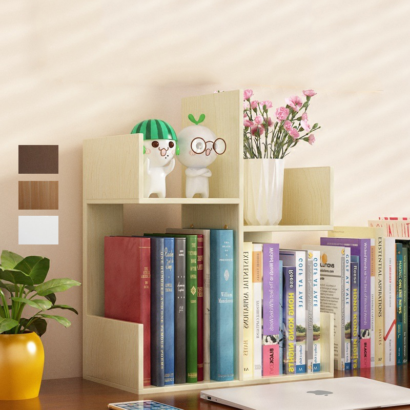 TheBags Student Desktop Small Simple Bookshelf Book Rack Storage Rak ...