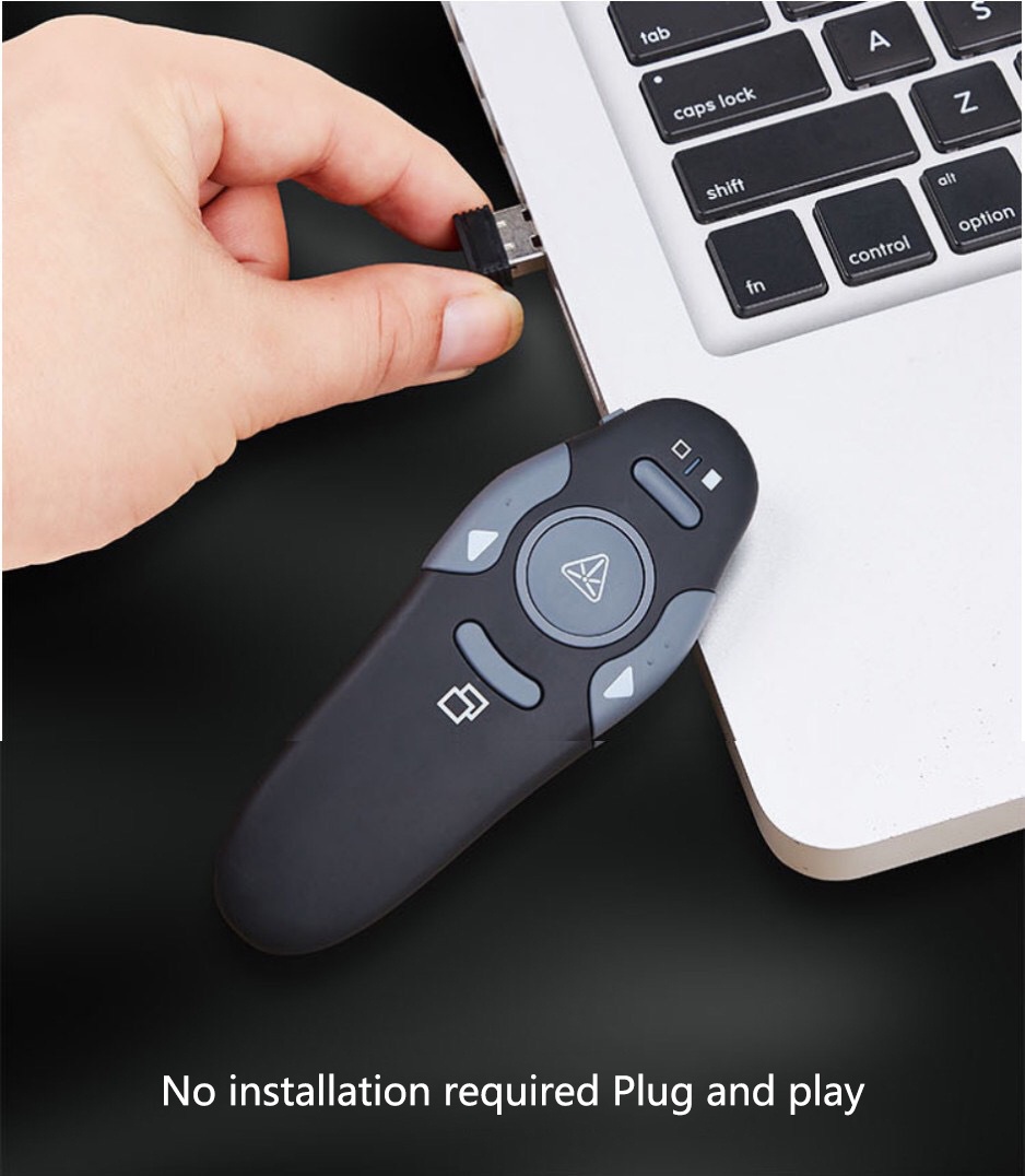 2.4GHz Wireless USB Presentation PPT Flip Pen Pointer Clicker Presenter ...