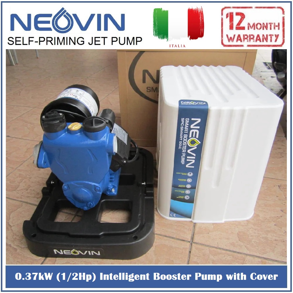 Neovin 0.37kW (1/2Hp) Intelligent Smart Booster Pump with Cover SPC ...