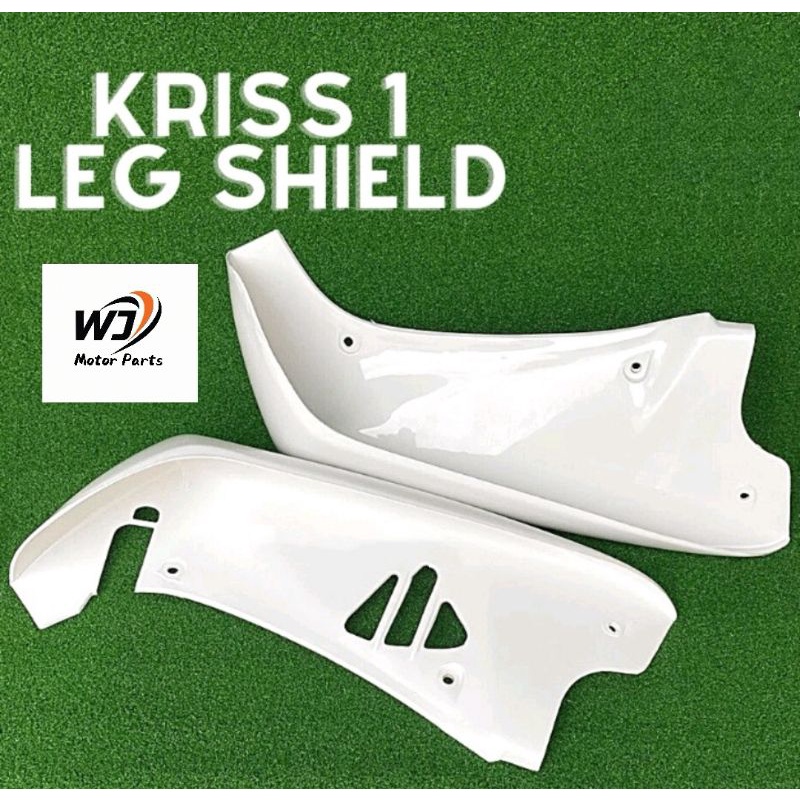 Modenas KRISS 1 , KRISS 2 , KRISS100 FL Leg Shield WHITE Front Cover ...