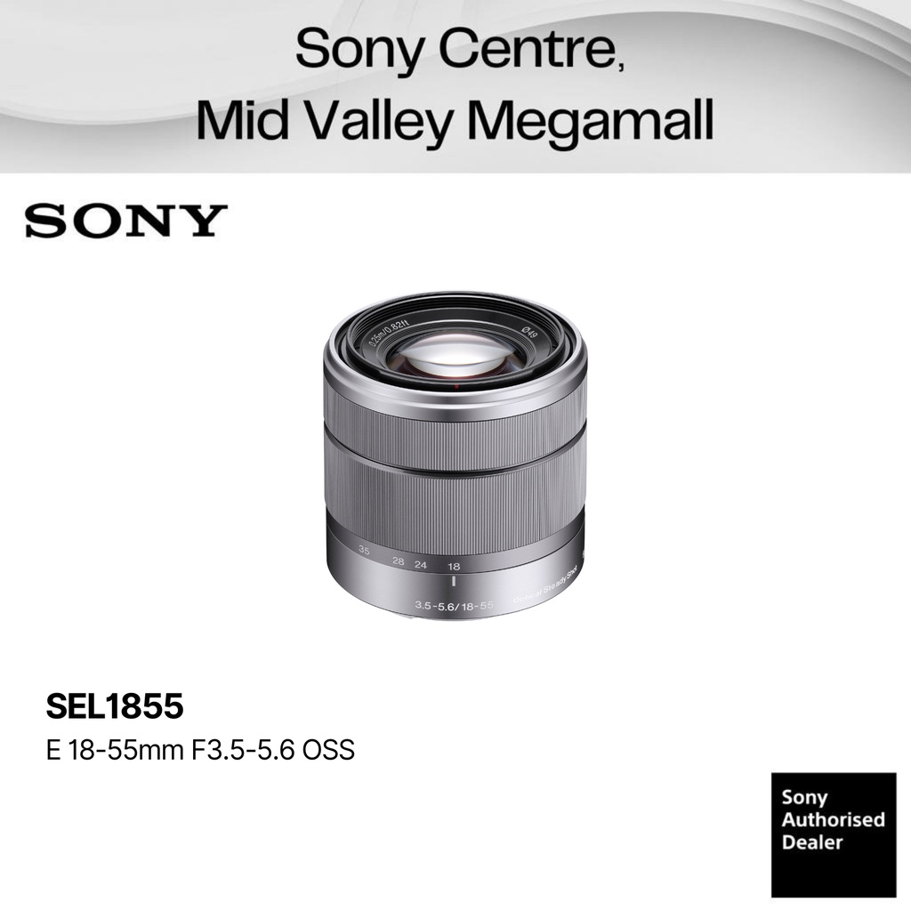 Sony E 18-55mm F3.5-5.6 OSS (SEL1855) | Shopee Malaysia