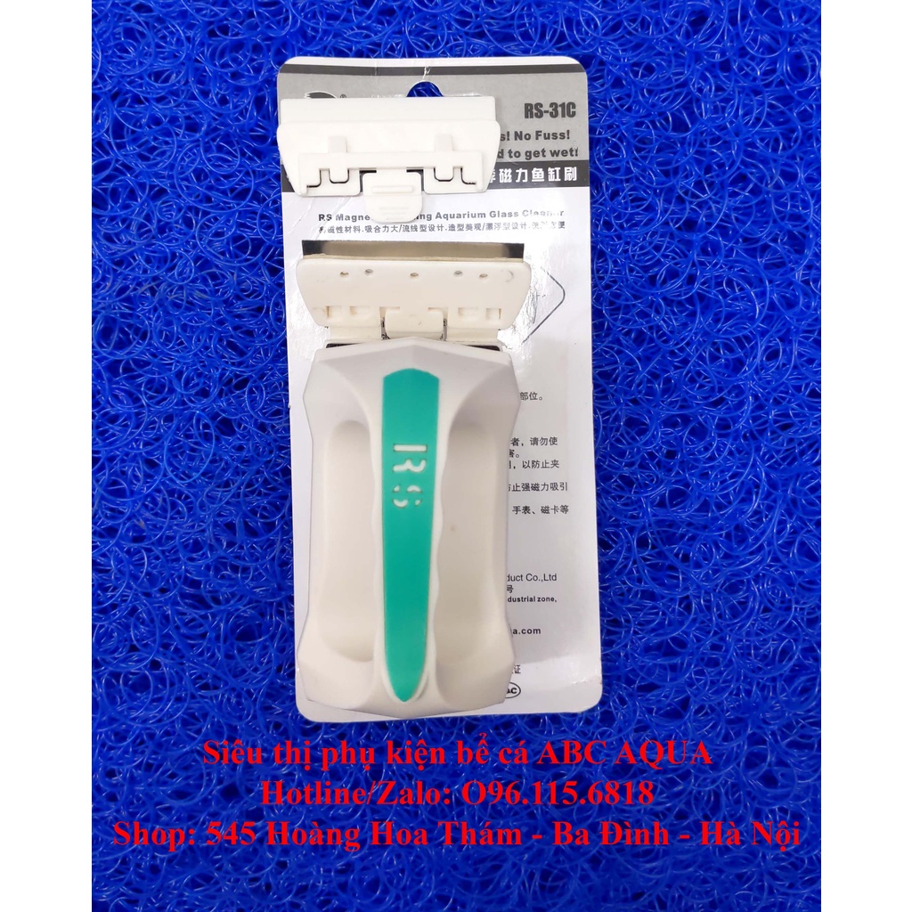 Aquarium magnetic glass cleaner with 2 razor blades | Shopee Malaysia