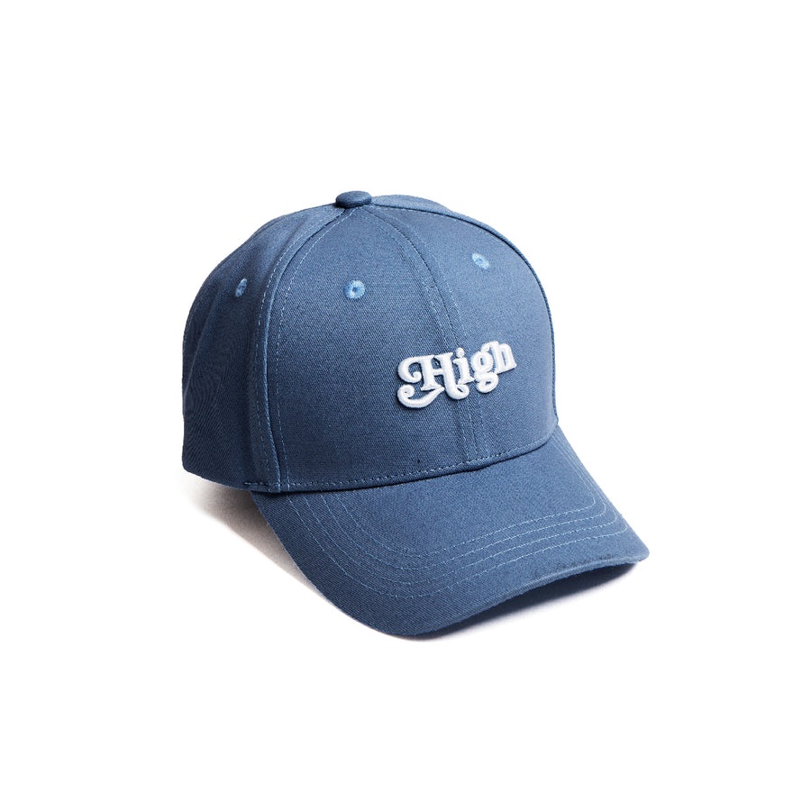 Classic Embroidered High Baseball Cap 144 (Blue) | Shopee Malaysia