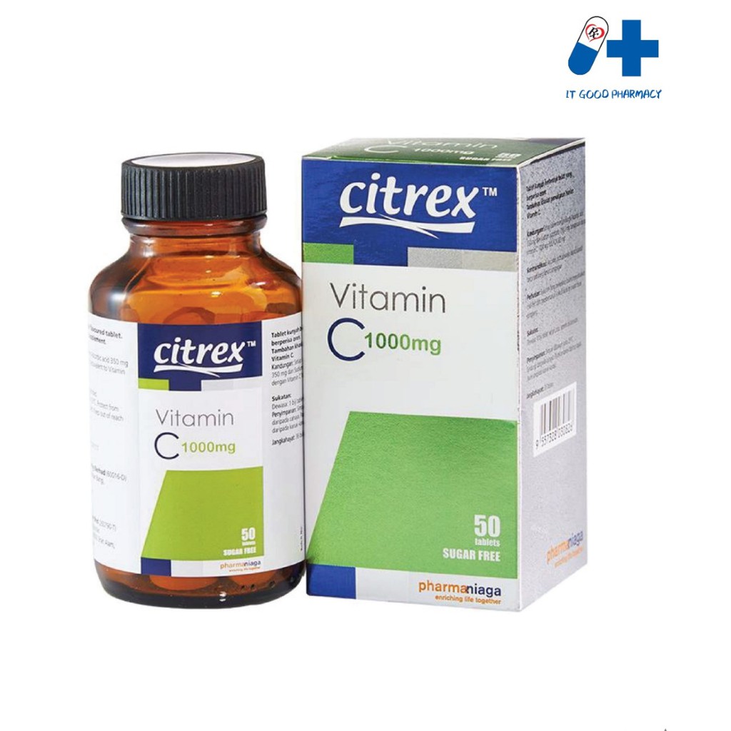 Citrex Vitamin C 1000mg 50's Chewable Sugar Free [Exp 08/2025] | Shopee ...