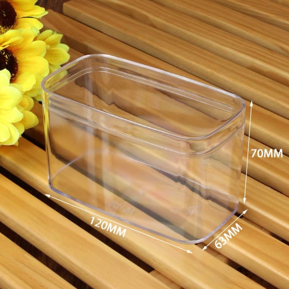 Cookies Container /Tiramisu Container/ rectangular container/ Bekas ...