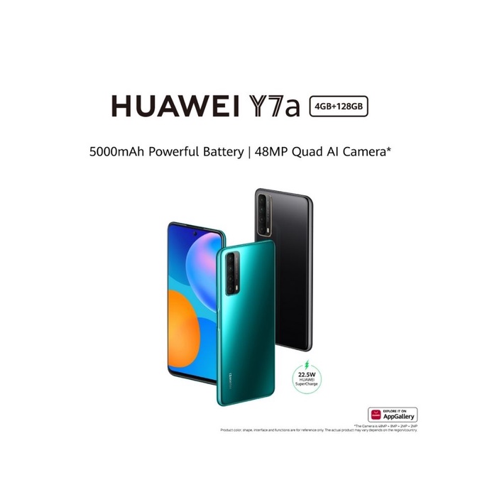 Huawei Y7a + Crush Green + 4GB RAM 128GB ROM + Original Huawei + DEMO ...