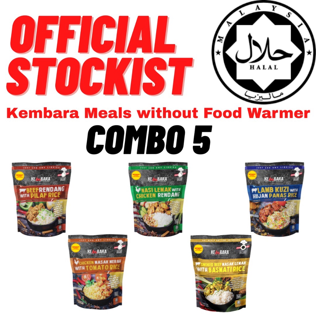 Kembara Meal Combo 5 NO FOOD WARMER [Menu Beef + Chicken + Lamb ...