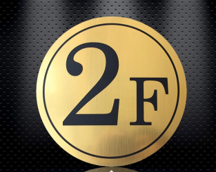 Floor signs customized two-color plate engraving logo billboard number ...