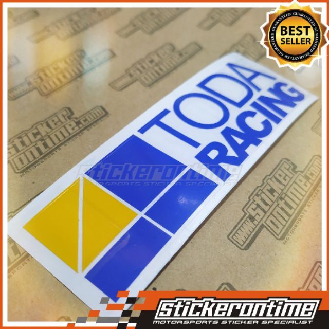 Sticker Toda Racing Honda civic ek eg fd fk city jazz fit mugen spoon ...