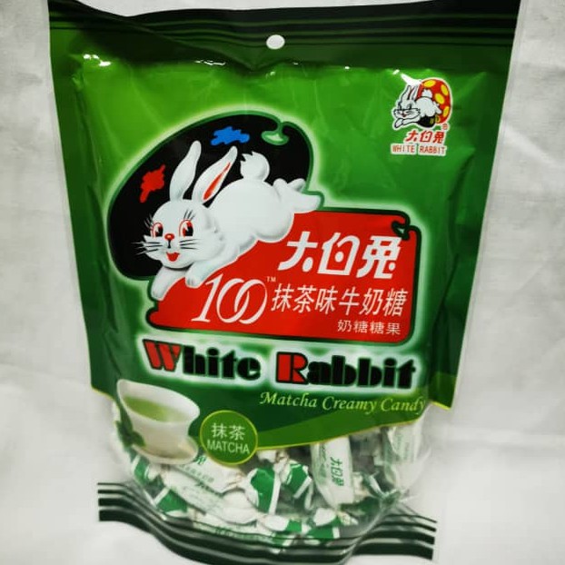 WHITE RABBIT MATCHA CREAMY CANDY 150G 大白兔抹茶味牛奶糖150G | Shopee Malaysia