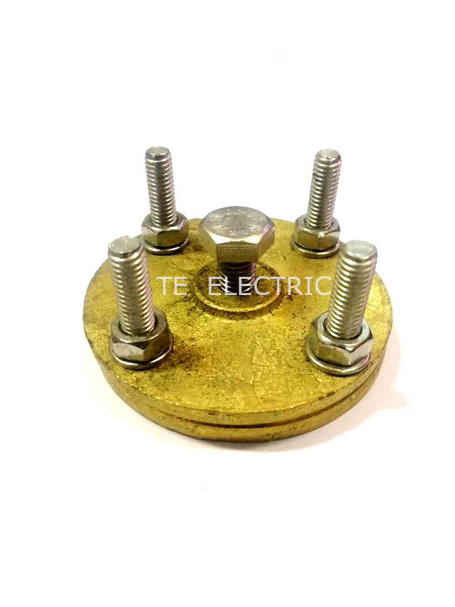 70MM 5/8 NMC COPPER ROUND TYPE PLATE TYPE TEST BOND EARTHING ...