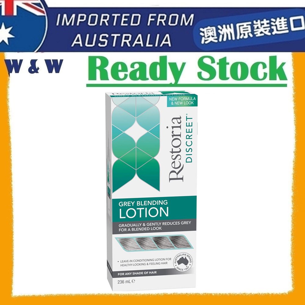 [AUS Import EXP 08/2026] Restoria Discreet Grey Hair Blending Lotion ...