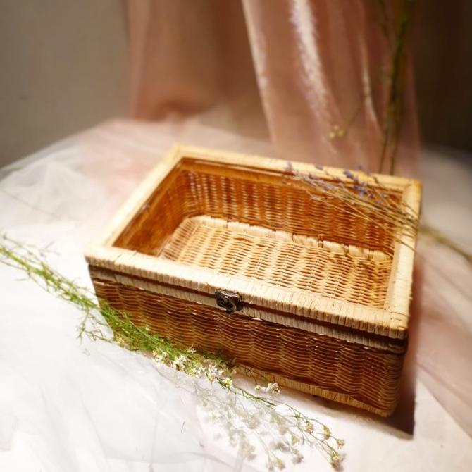 40x30 x 10 Acrylic Rattan Hinge Box | Shopee Malaysia