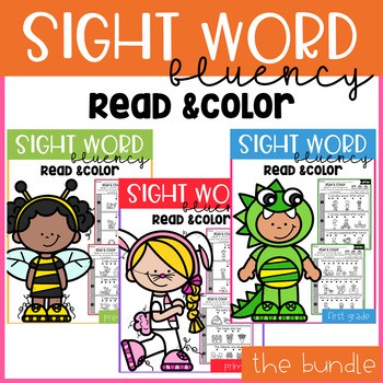 Printable* Sight Word Fluency Read and Color (The Bundle) | Shopee Malaysia