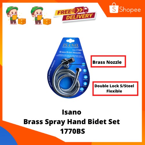 KK Hardware Isano Premium Brass Spray Hand Bidet Set -1770BS | Shopee ...