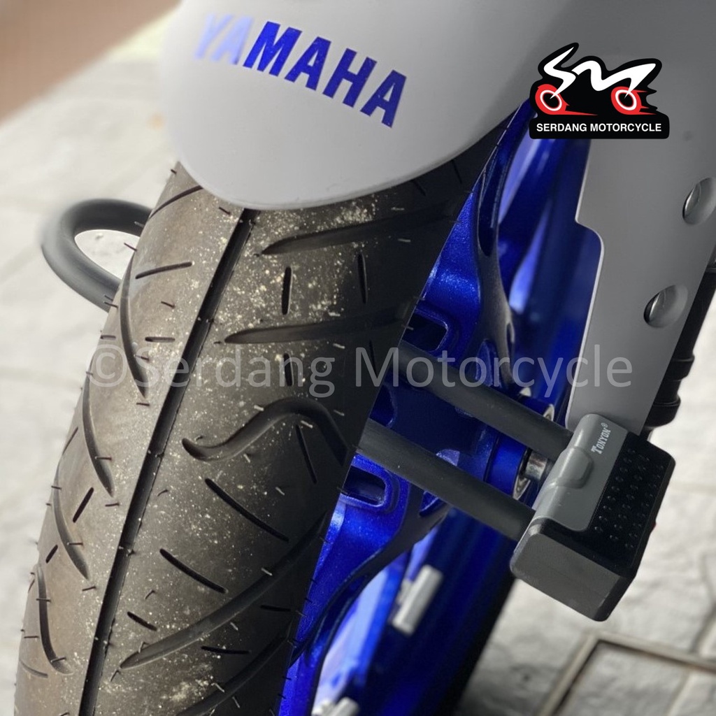 TONYON Fork Lock Heavy Duty Security Chain Lock Motorcycle Motosikal ...