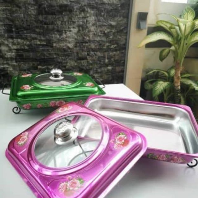 Bekas Makanan Buffet Corak Bunga | Shopee Malaysia